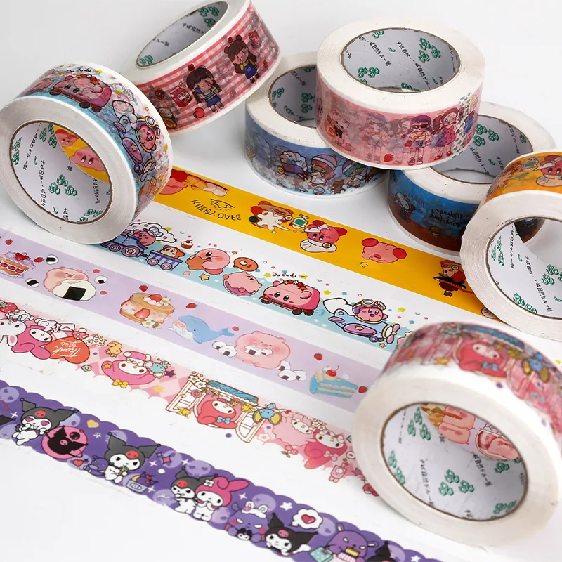 Cartoon Printing Packing Tape Cute Pig/Girl Sealing Tape Shipping Box ...