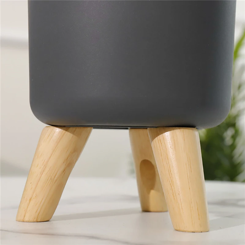 A06RP Modern Plant Pots with Wooden Legs Holder Bedroom Living Room ...