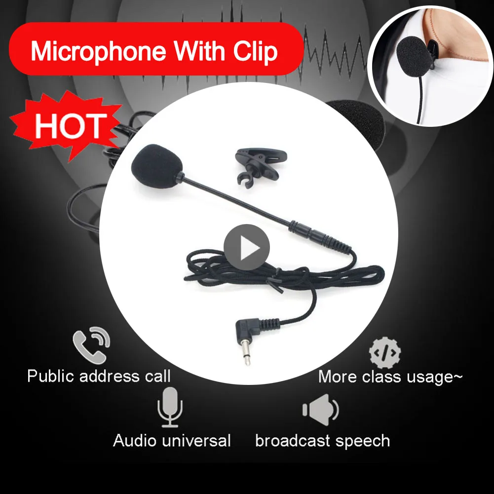 Portable-Mini-Stereo-HiFi-Sound-Quality-3-5mm-Wired-Lavalier-Microphone ...