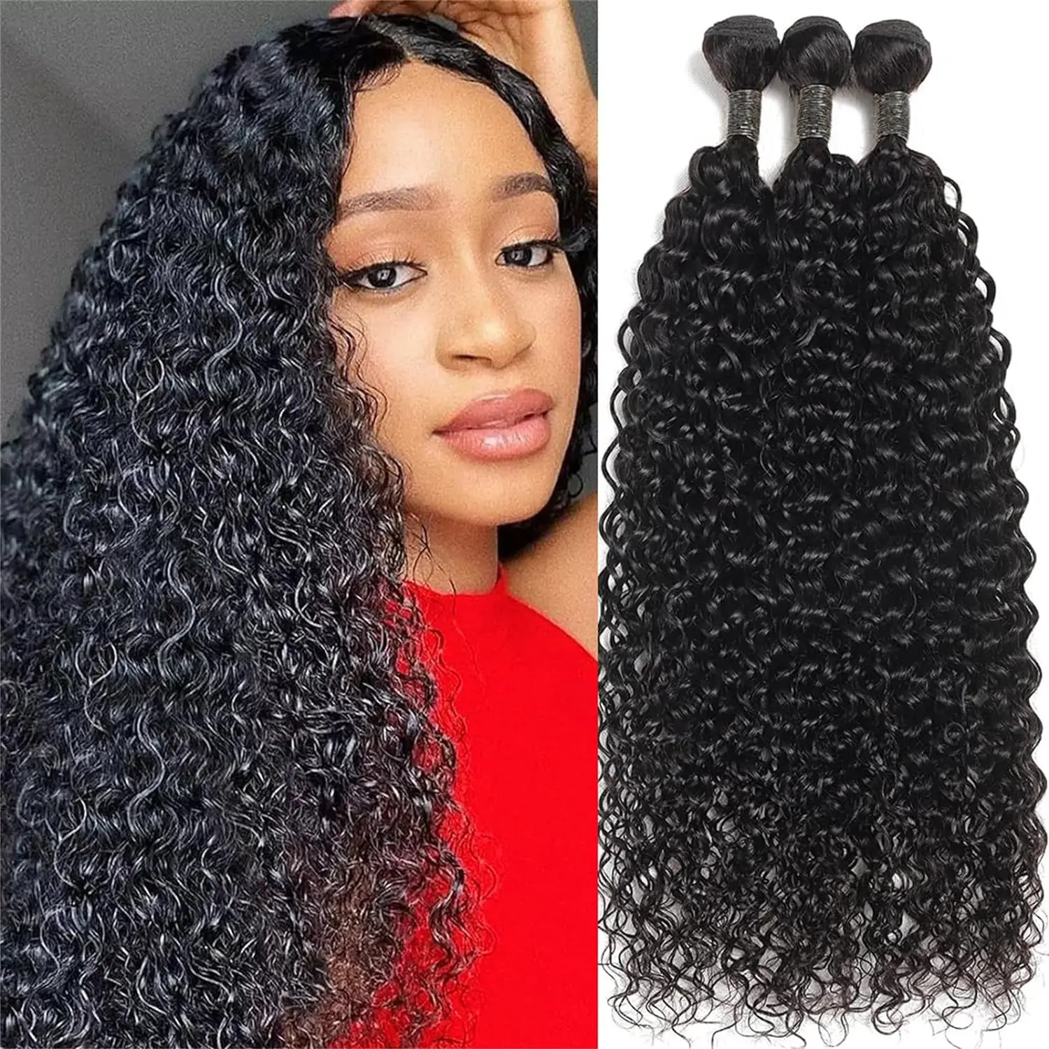 Curly-Deep-Wave-3-Bundles-Water-Wave-Human-Hair-Bundles-Brazilian ...