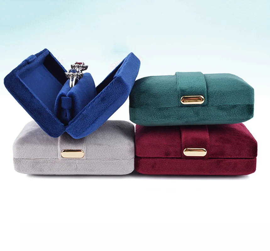 Double-Slots-Luxury-Velvet-Wedding-Ring-Box-Oval-Flip-Jewelry-Box ...