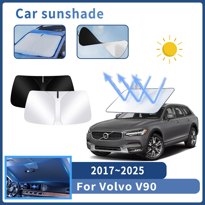 Auto Parts For Volvo V90 2017~2025 2018 2019 Sunshade Windshield Sun ...