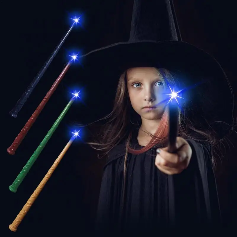 Halloween Party Cosplay Magic Wizard Magic Wand Light Up Sound Lighting ...