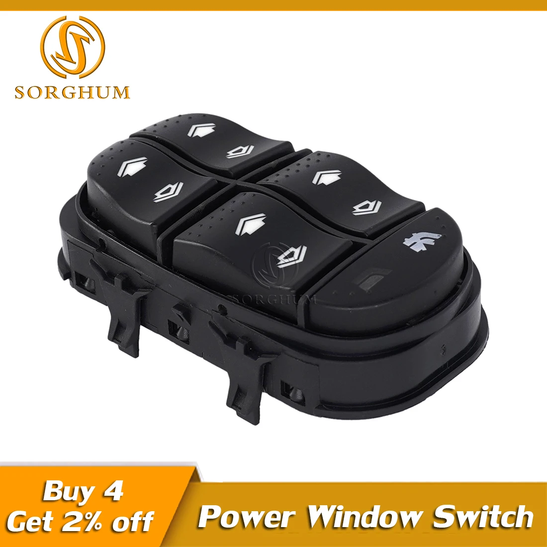 Sorghum-98AB-14A132-DE-Electric-Power-Window-Control-Switch-Regulator ...