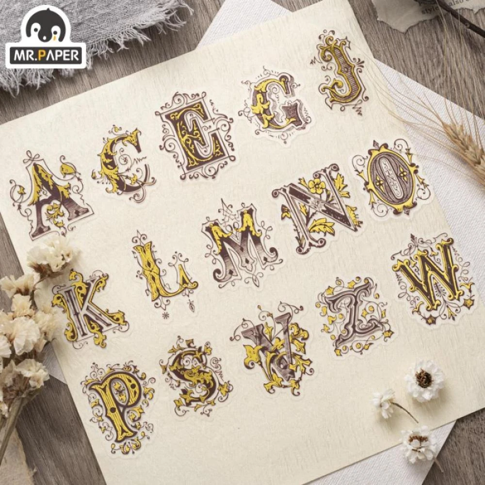 Vintage Stationery Stickers | Stickers Books Vintage | Sticker Letter ...