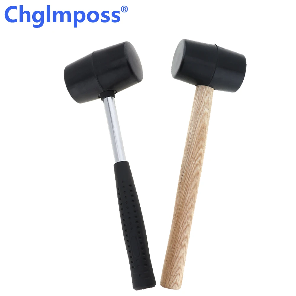 Black-Rubber-Hammer-Non-Elastic-Small-Soft-Hammer-For-Tiling-With-Round ...