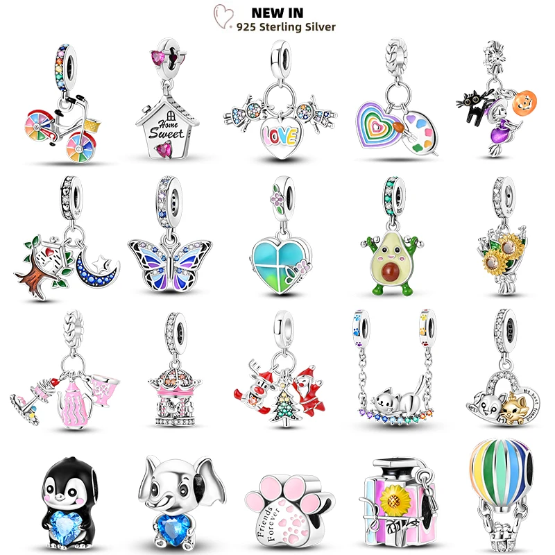 Abalorios-de-plata-de-ley-925-compatibles-con-Pandora-Pulsera-Original ...