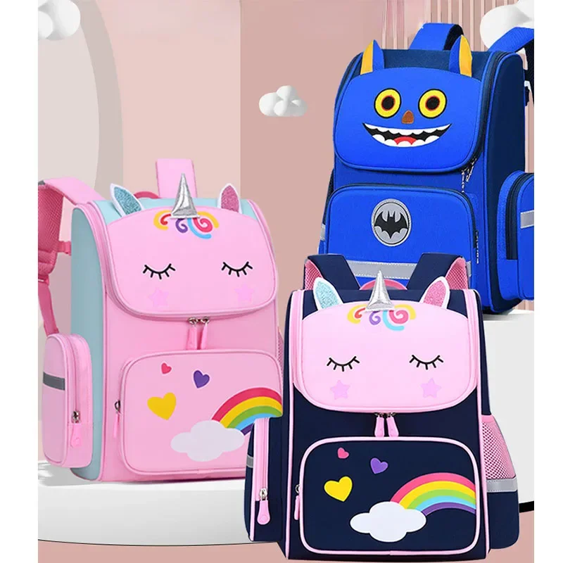 3D-cartoon-school-backpack-School-Bags-Children-Primary-School-Backpack ...