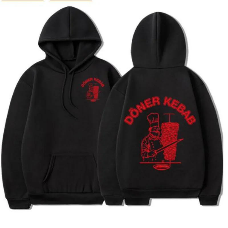 Doner Kebab Weed Funny Hoodie Hip Hop Graphic Sweatshirt Poleron Hombre ...