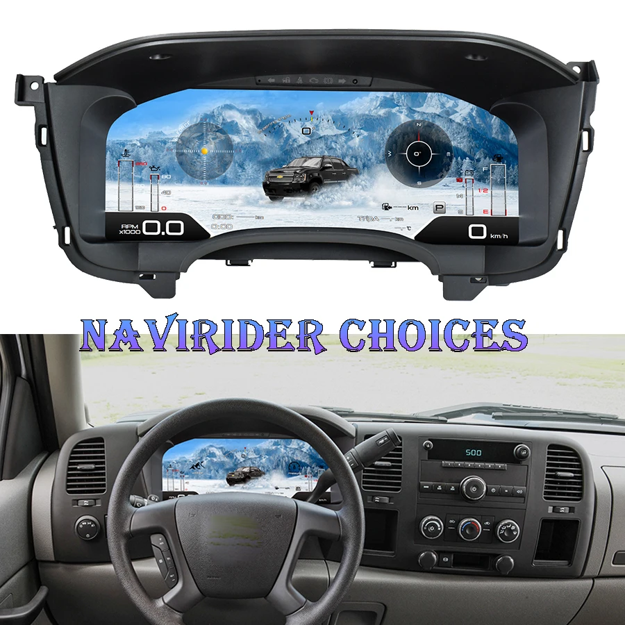 LCD Car Digital Cluster Instrument Smart Cluster For Chevrolet ...