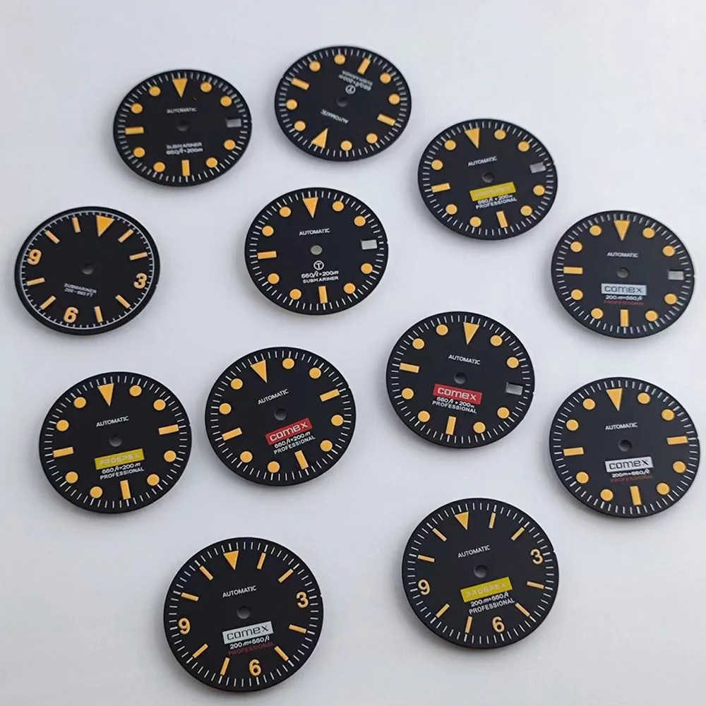 NH35-dial-NH36-dial-28-5mm-retro-dial-green-luminated-dial-suitable-for ...