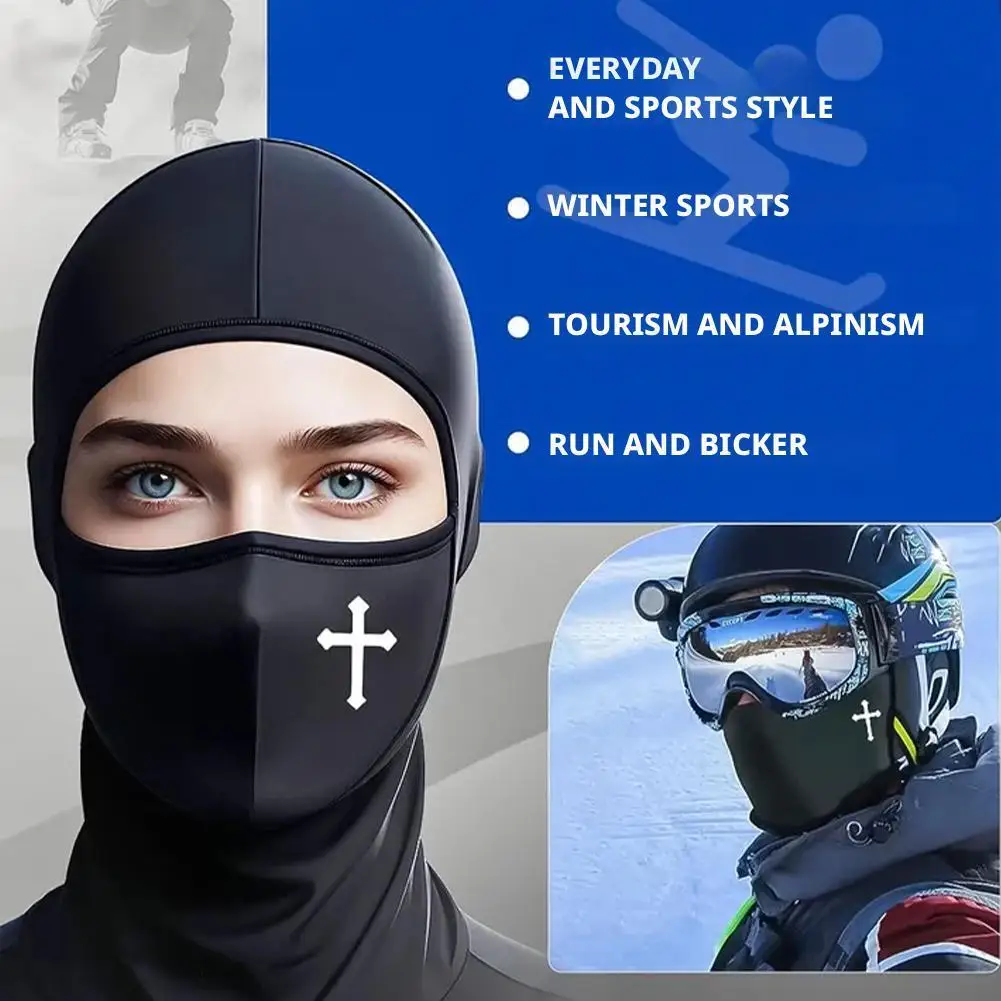 Christian Balaclava Cross Ski Mask Full Face Mask Cover Faith Shiesty ...