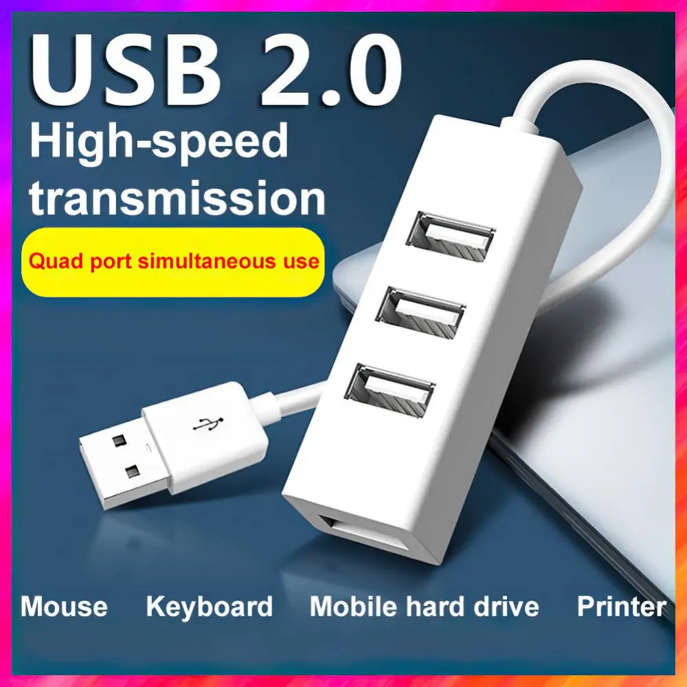 Hub-USB-Multi-2-0-Hub-USB-Splitter-High-Speed-4-Port-USB-Expander-Power ...