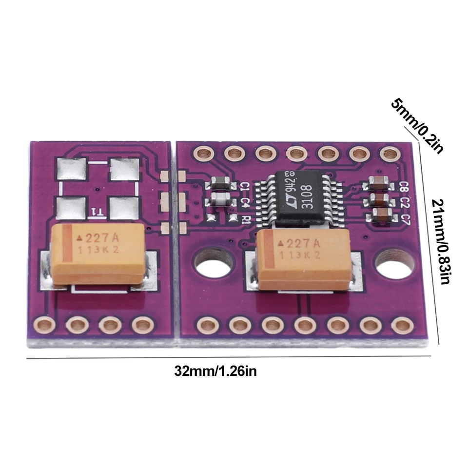 Step Down Converter DIY Set CJMCU-3108 LTC3108-1 Ultra Low Voltage ...