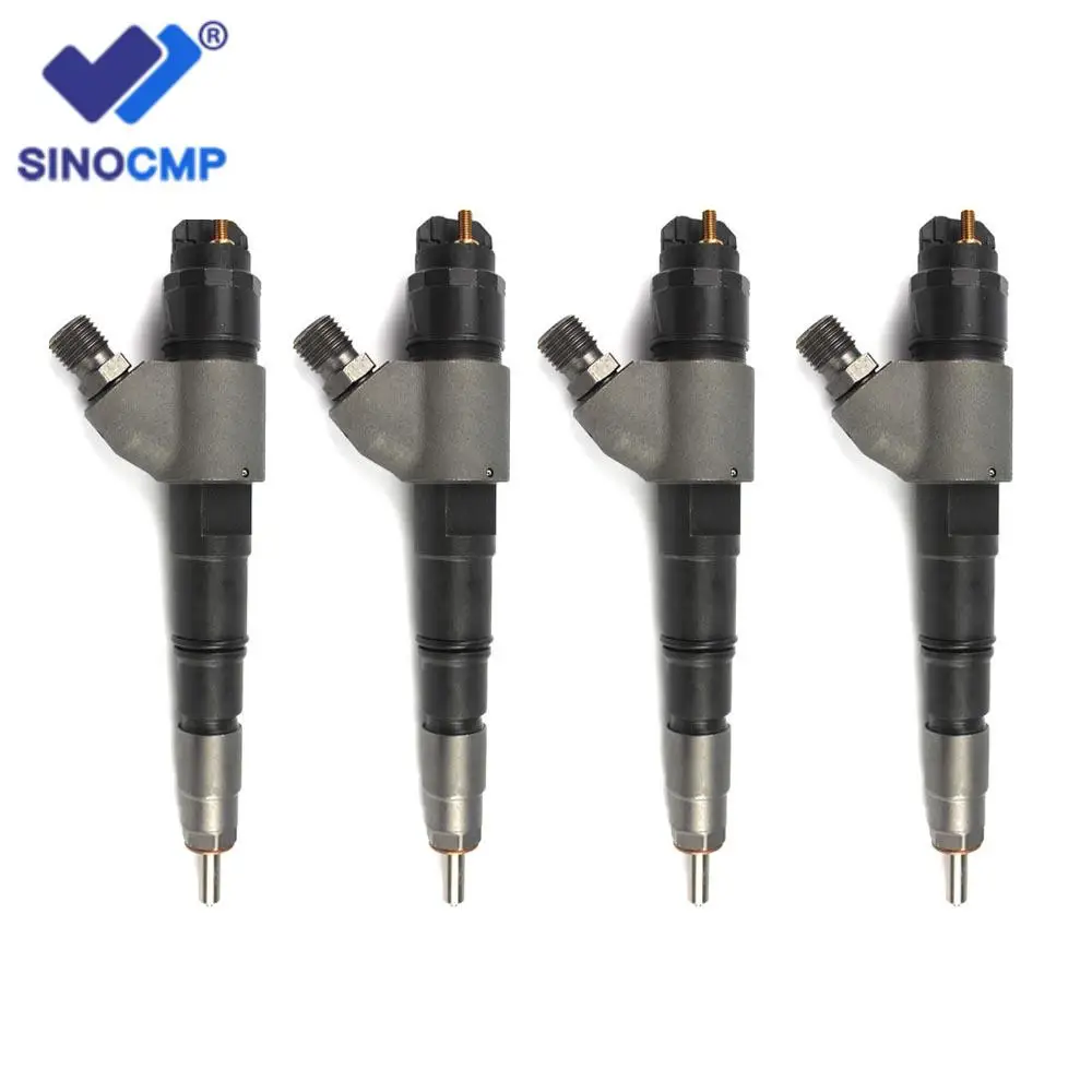 4pc-New-D6E-Common-Rail-Fuel-Injector-set-04290987-0445120067 ...