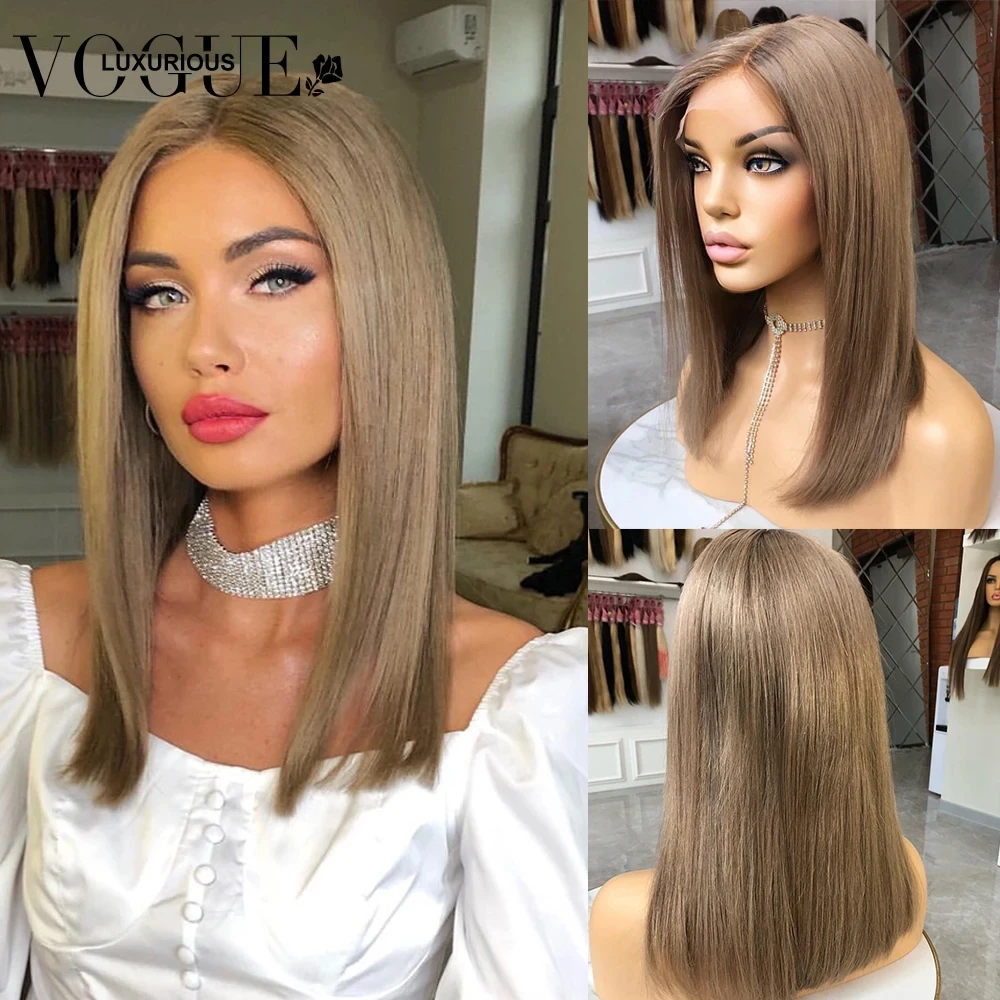Dusty-Ash-Blonde-Glueless-Wig-Human-Hair-Ready-to-Wear-4x4-Brazilian ...
