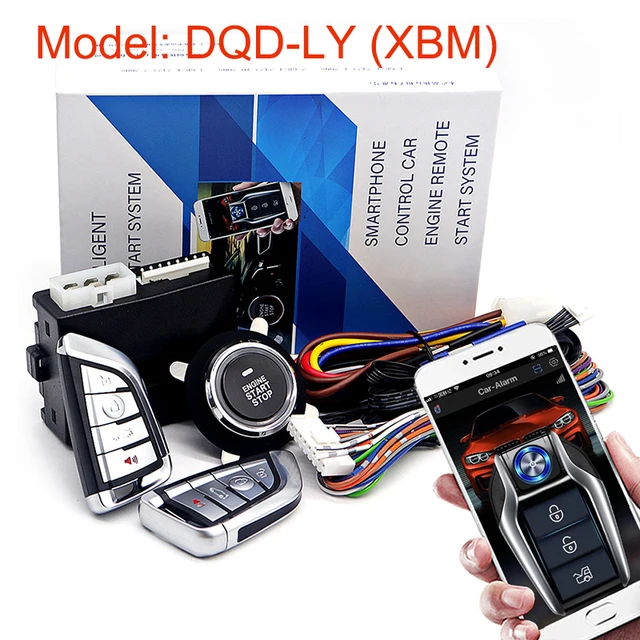 Starter remoto e alarme de carro Smart App Remote Start Stop System ...