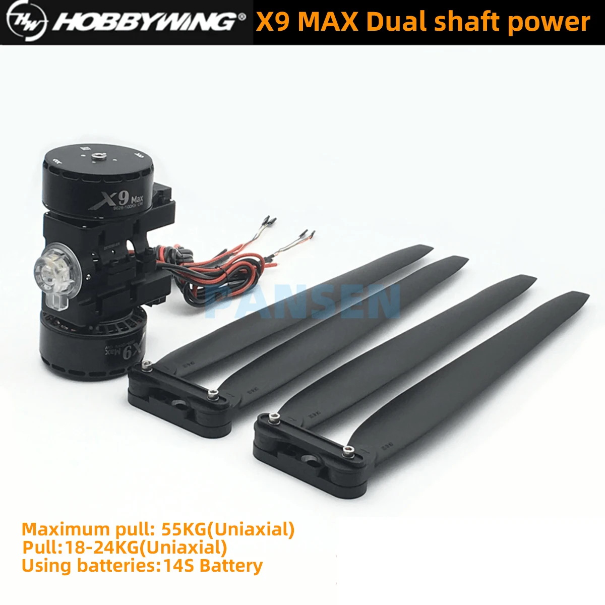 Hobbywing 동축 듀얼 14S X9 MAX 모터 전원 시스템 41135, 최대 부하 30kg, DIY 멀티로터 농업용 드론용, 신제품| | - AliExpress