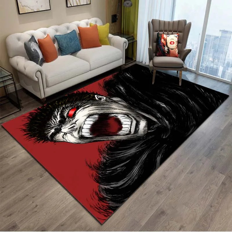 15 Sizes Berserk Anime Carpet Living Room Decor Doormat Bedroom Hallway ...