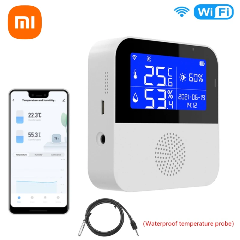 Xiaomi Tuya WiFi Intelligent Temperature And Humidity Meter With ...