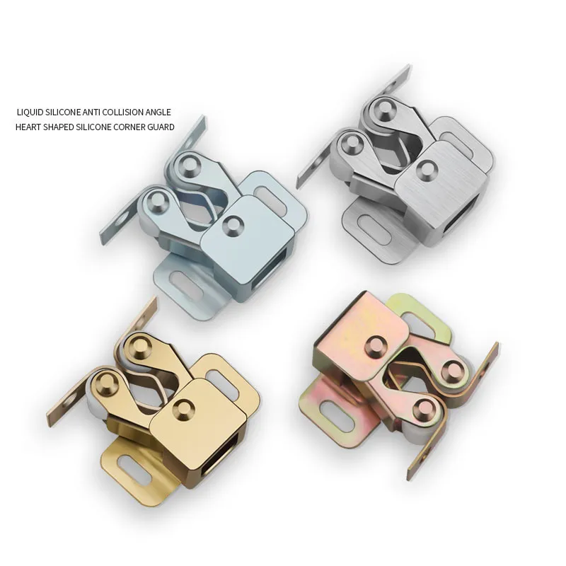 4Set-Cabinet-Locks-Release-Drawer-Push-To-Open-Catch-Latch-Home ...