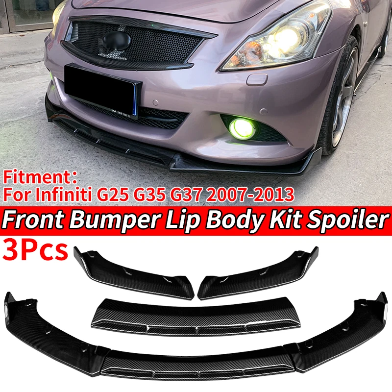 Car-Front-Bumper-Splitter-Diffuser-Lip-Protector-Spoiler-Deflector-Lips ...