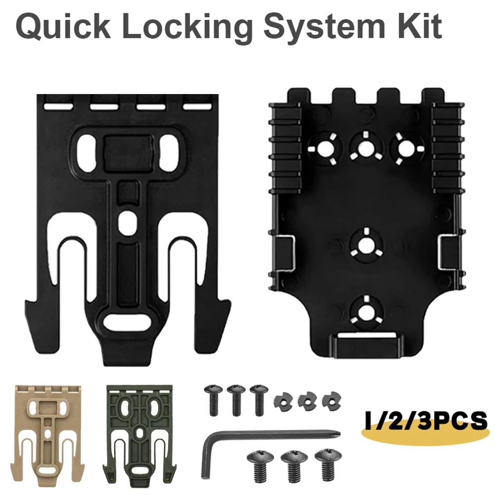 1-3PCS Hunting Thigh Holster Accessories Tactical Holster Adapter Quick ...