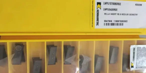 ORIGINAL 10PCS CARBIDE INSERT LNPU15T608SRGE KC522M