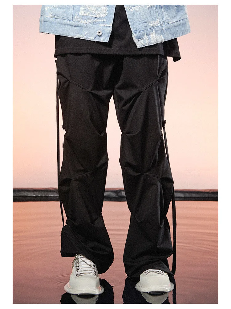 HOUZHOU Techwear Hippie Gray Cargo Parachute Pants Women Y2K Harajuku ...
