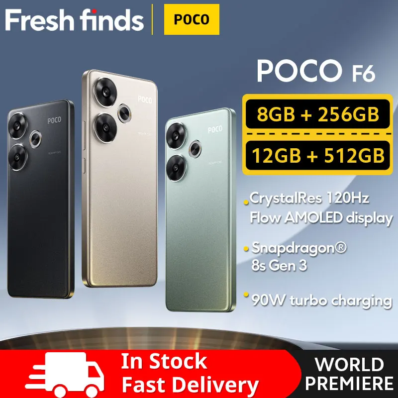 World-Premiere-POCO-F6-Smartphone-Global-Version-Snapdragon-8s-Gen-3 ...
