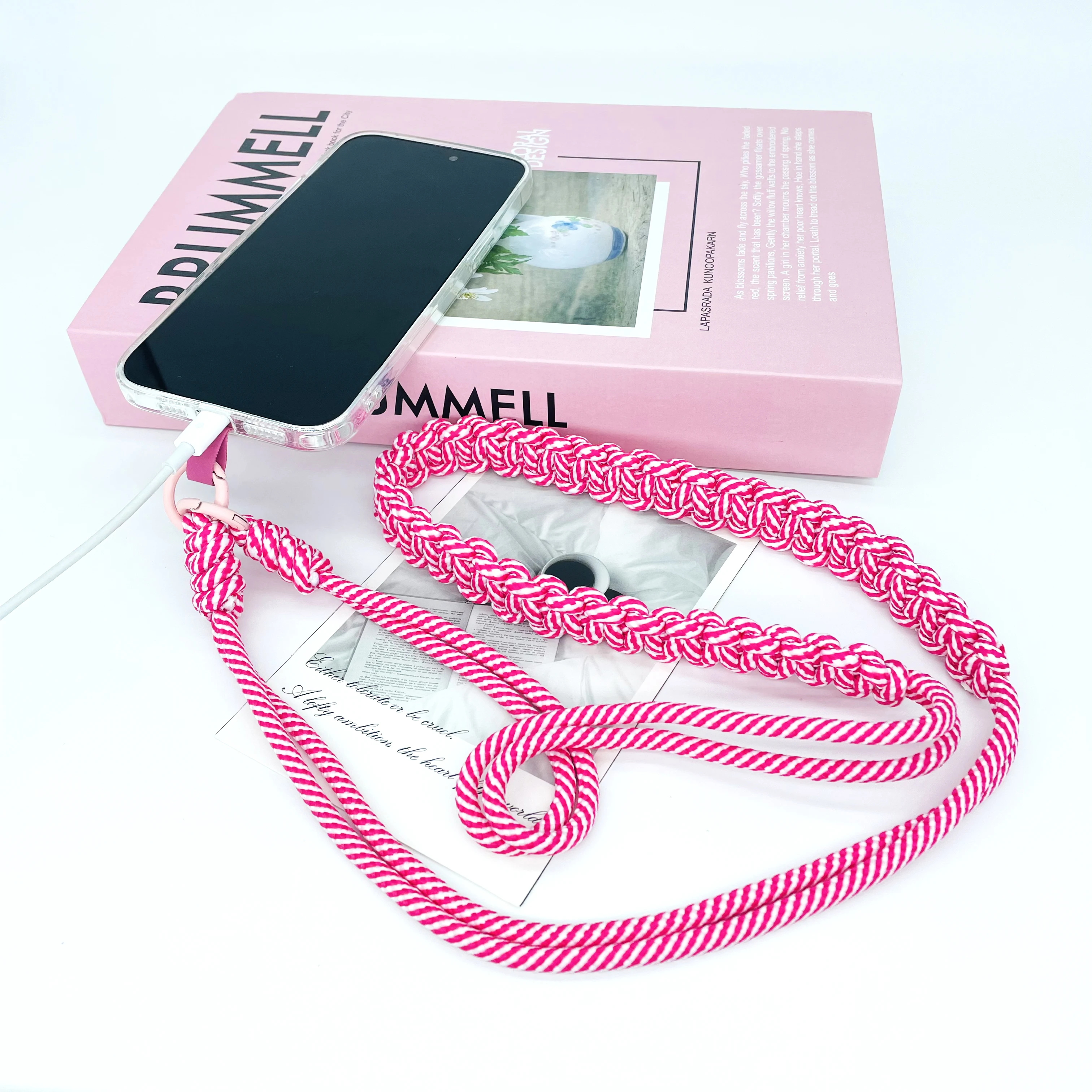 New Upgrade Pure Hand-Woven Mobile Phone Universal Lanyard Crossbody ...