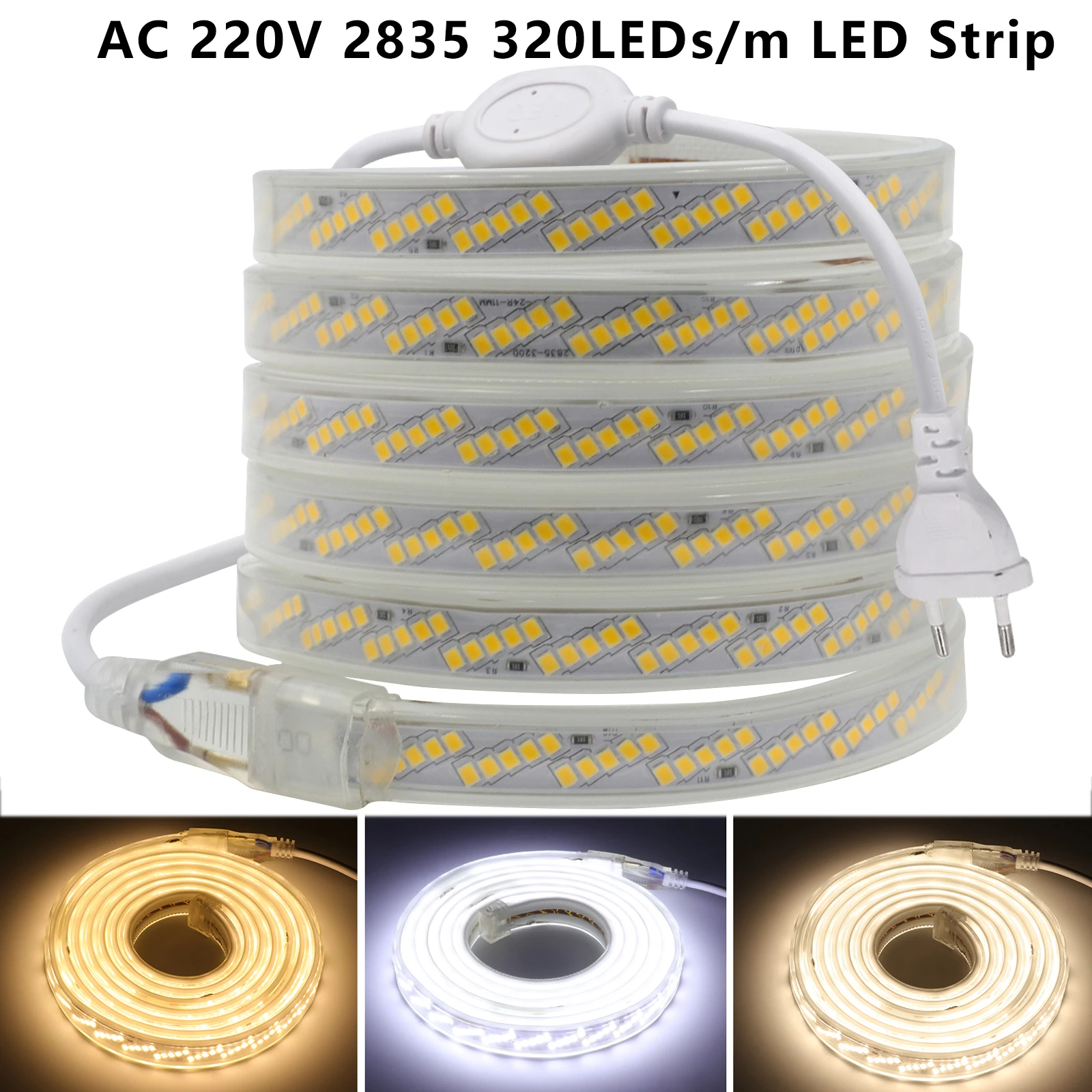 Ac220v Flexible Led Strip Light Waterproof | 220v Led Strip Non ...
