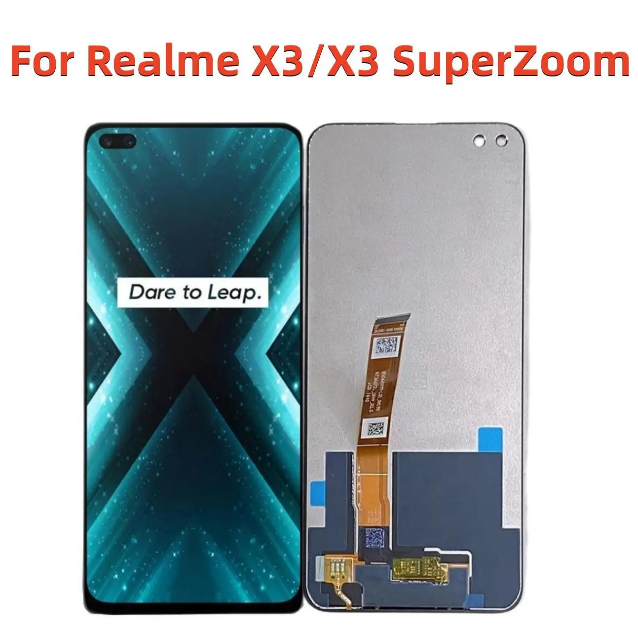 Original 6.6" Display For Realme X3 SuperZoom RMX2086 LCD Touch Screen Digitizer Assembly ...