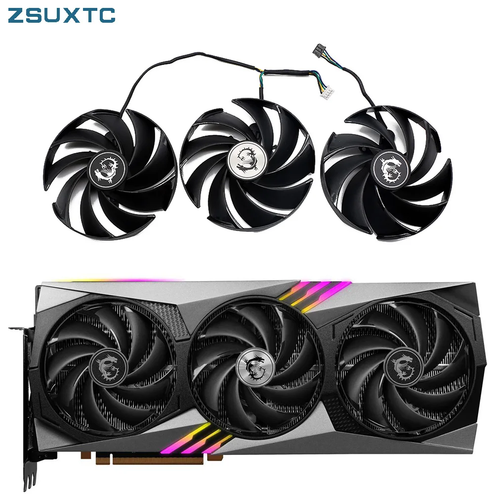 95MM-PLD10020B12H-For-MSI-RTX-4080-4090-GAMING-X-TRIO-Video-Card-Fan ...
