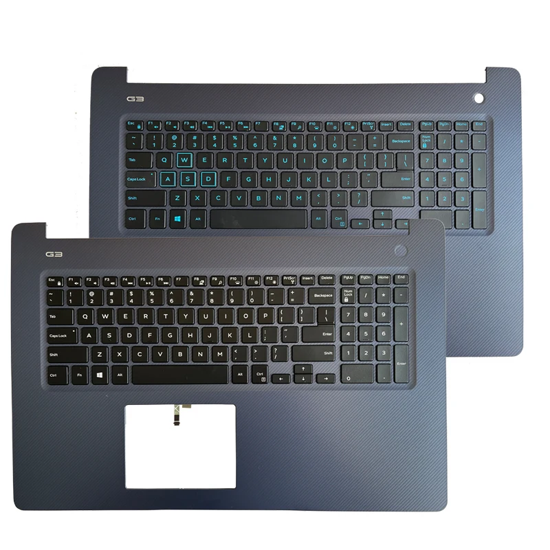 New-US-laptop-Keyboard-for-Dell-inspiron-G3-17-3779-5779-with-palmrest ...