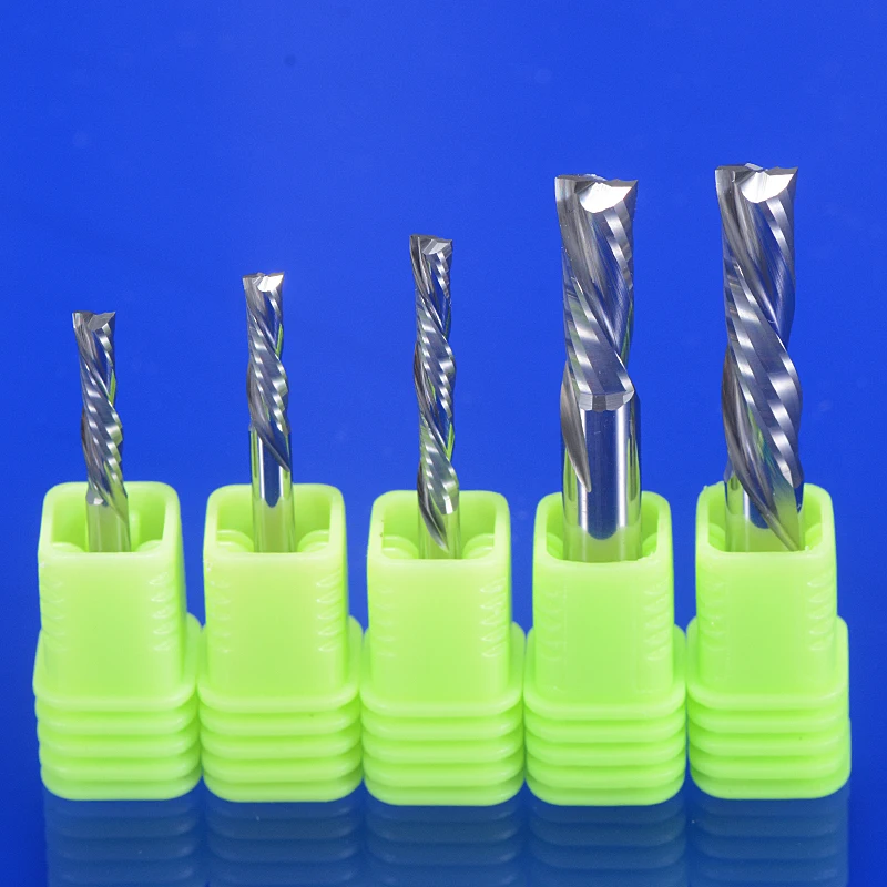 1Pcs 2 Flutes Left Spiral Milling Tools CNC Router Bits 3.175/4/5/6mm ...