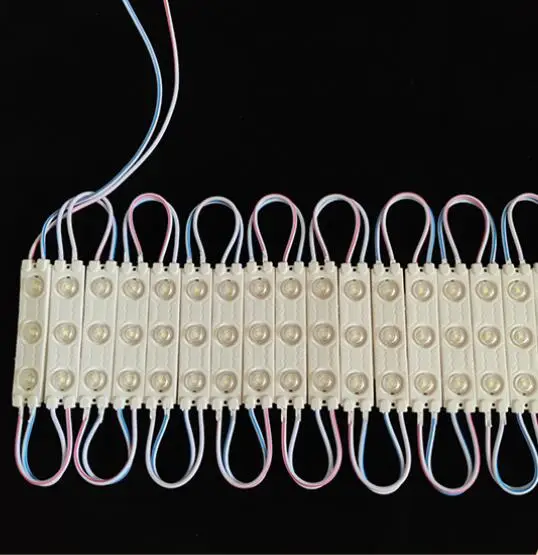 Super Bright 1.5W 2835 LED Module Injection lens 3leds/piece 12V 160 ...