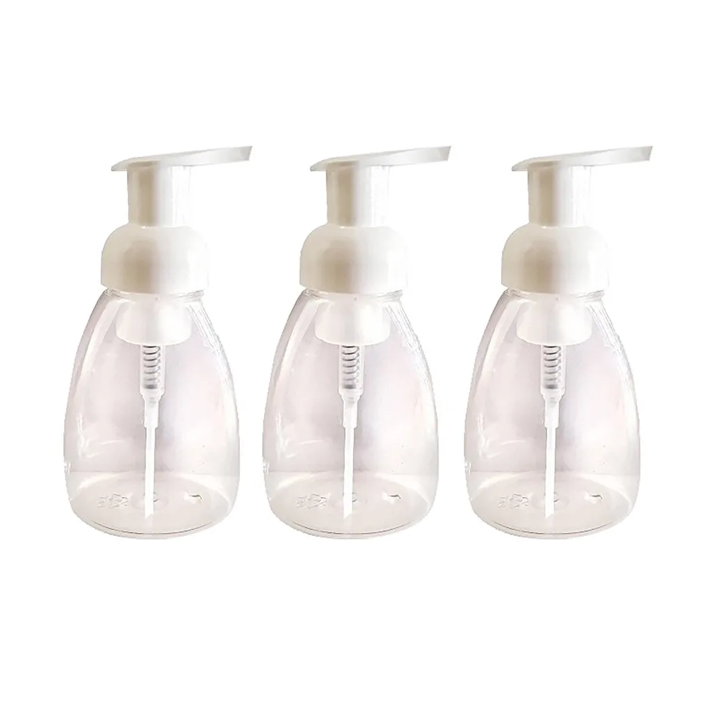 3pcs 250ml Foaming Bottle Bathroom Portable Soap Dispensers Liquid Soap ...