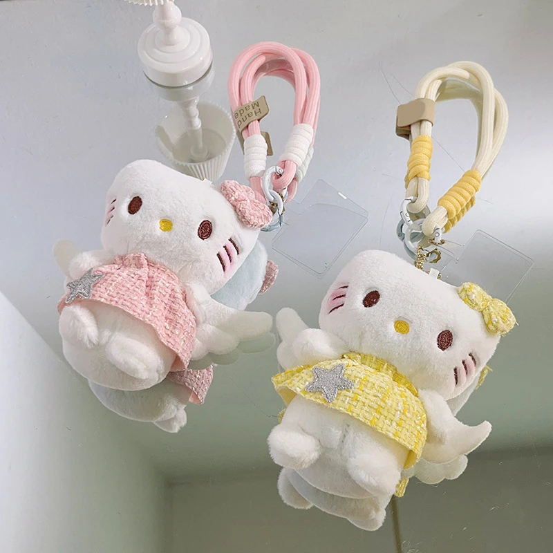 Cartoon-Angel-Wings-Hello-Kitty-Cat-Phone-Lanyard-Bracelet-Cute-KT-Cat ...
