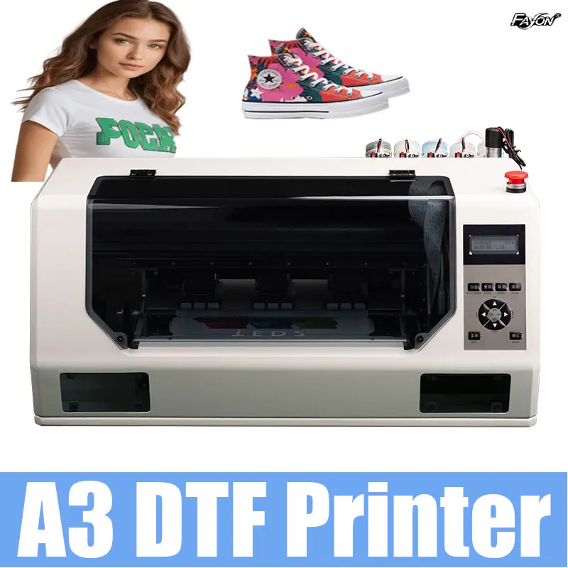 Commercial-PET-FilmDual-xp600-Printhead-Inkjet-Printer-30cm-Cheap-Auto-DTF-Printing-Machine-A3 ...