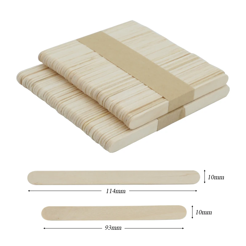 50-100pcs-Ice-Cream-Popsicle-Sticks-Natural-Wooden-Sticks-Ice-Cream ...