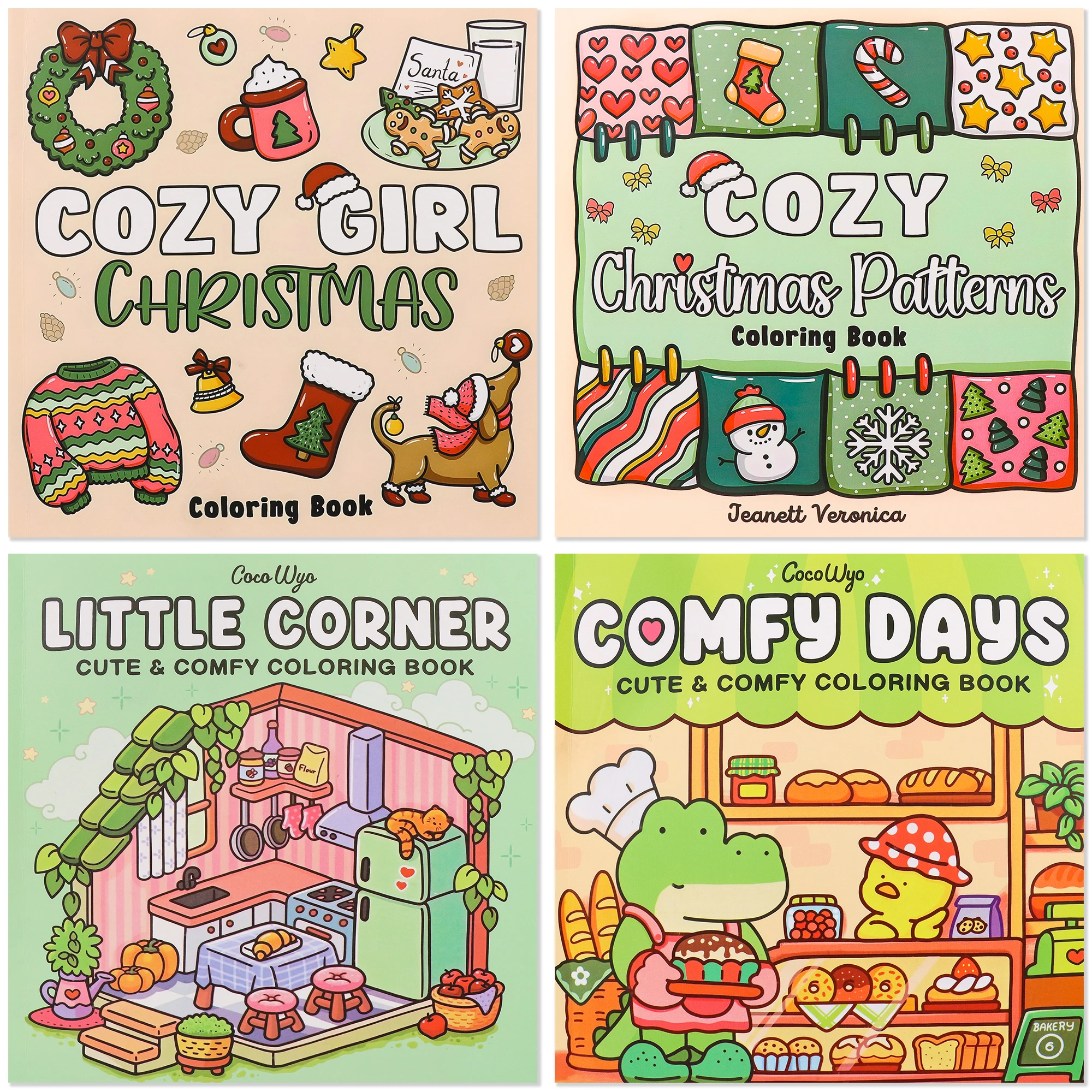 UYEE-COZY-GIRL-Coloring-Book-In-Cozy-Moments-For-Relaxation-Educational-Doodles-Book-Featuring ...
