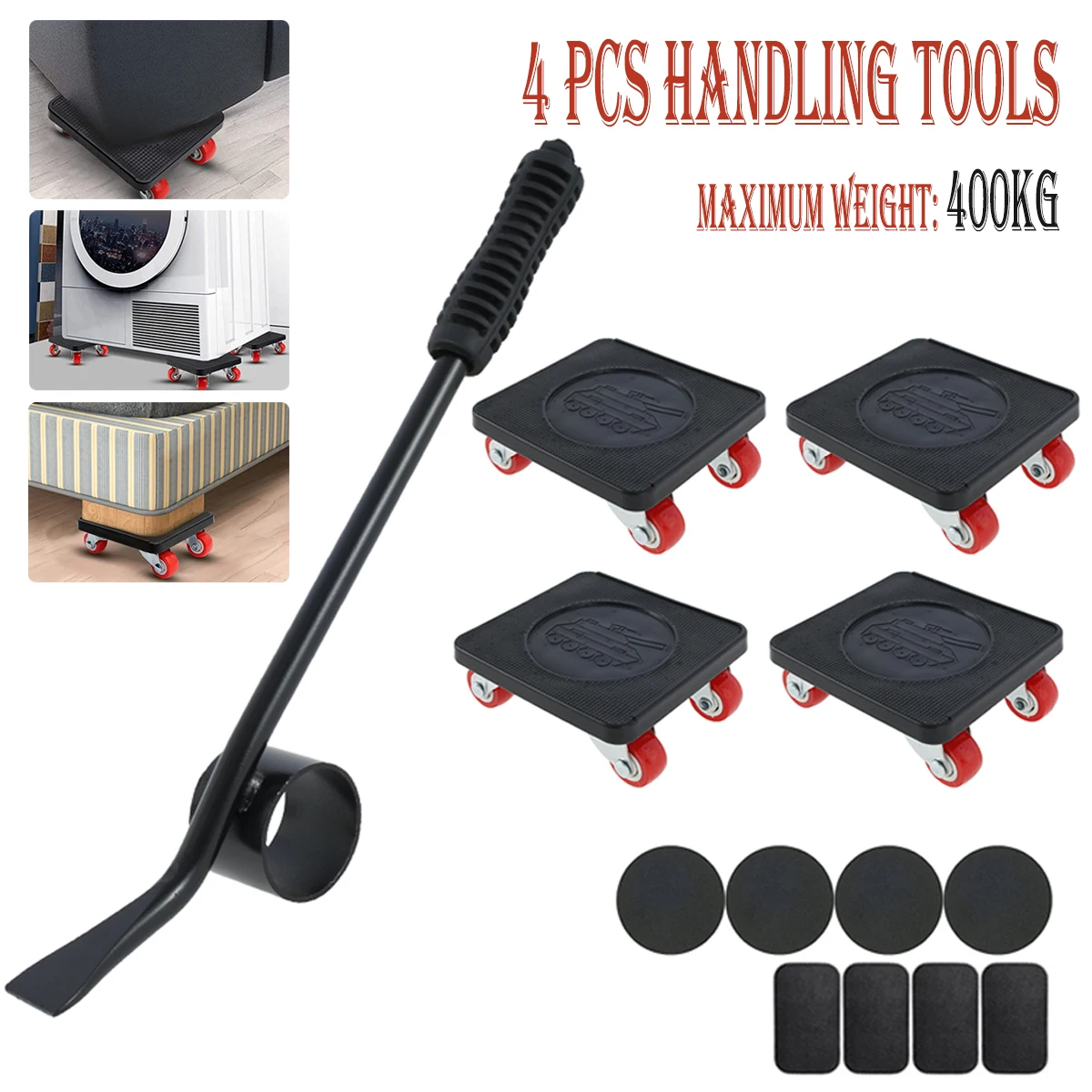 5-Pcs-Duty-Furniture-Moving-Transport-Roller-Set-880LB-Removal-Lifting ...