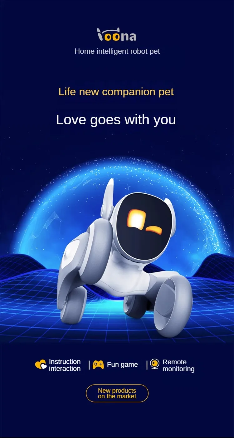 “Loona” Intelligent Remote Robot Dog | LED Pets