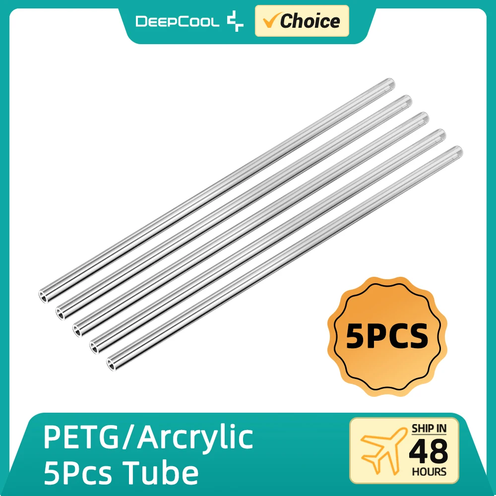 5pcs/lot Water Cooling System PETG Acrylic Hard Tube Bundle for PC ...