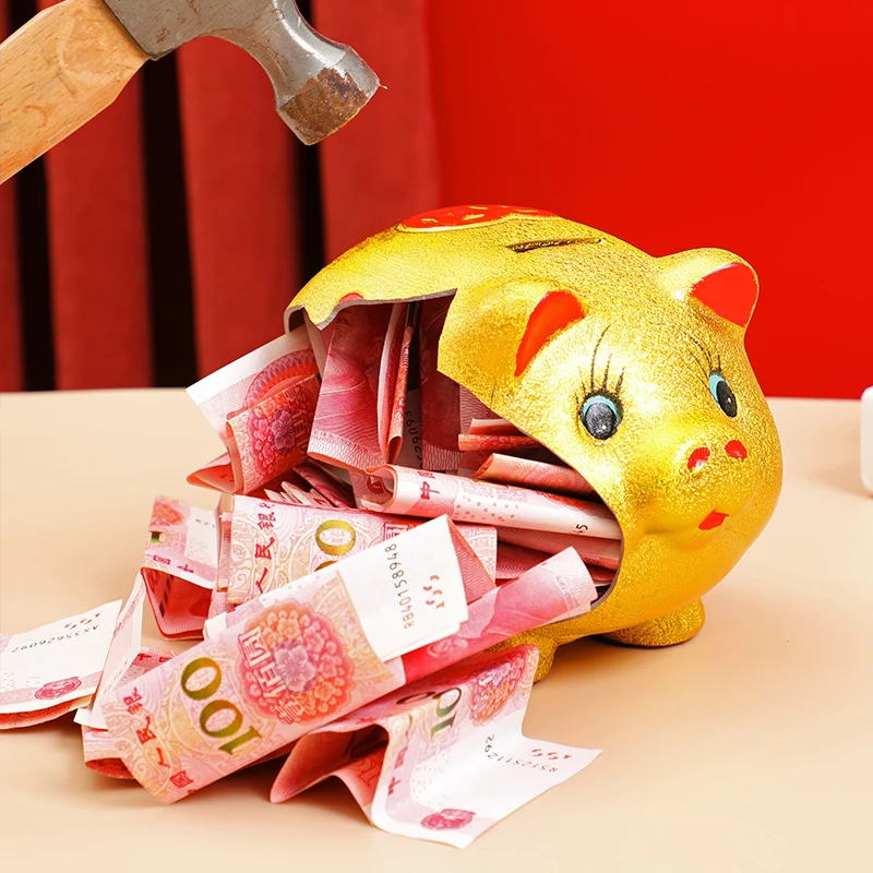 Coin-Large-Money-Box-Adult-Kids-Living-Room-Secret-Ceramic-Pig-Piggy ...