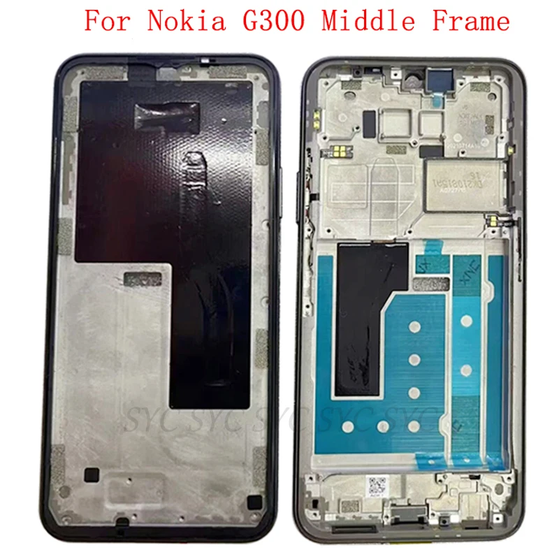 Middle-Frame-Housing-LCD-Bezel-Plate-Panel-For-Nokia-G300-Phone-Metal ...