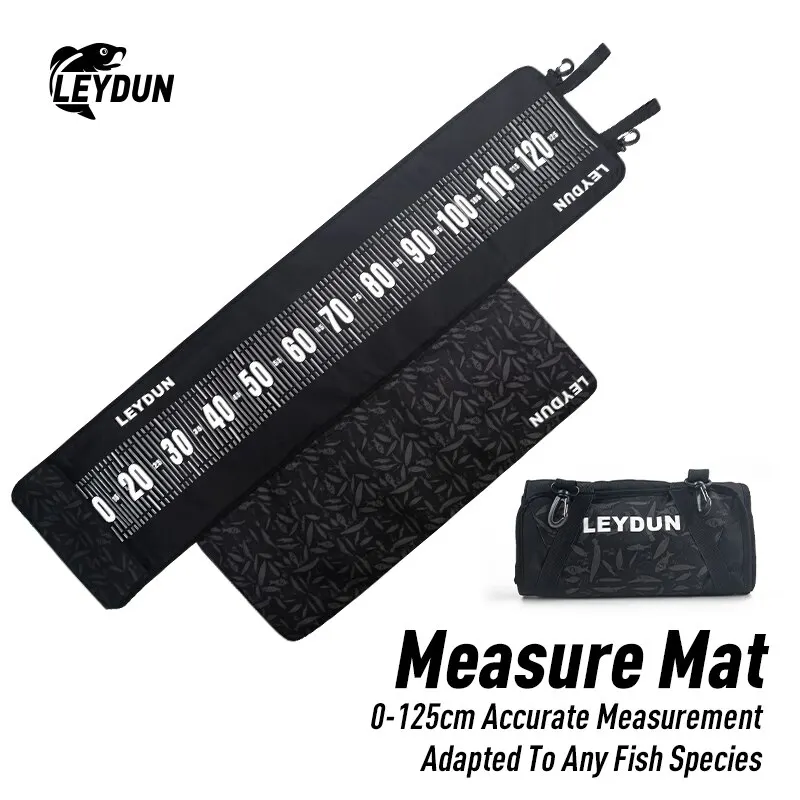 LEYDUN-125cm-Fish-Measure-Mat-Fishing-Tools-Comes-with-Measuring-Ruler ...