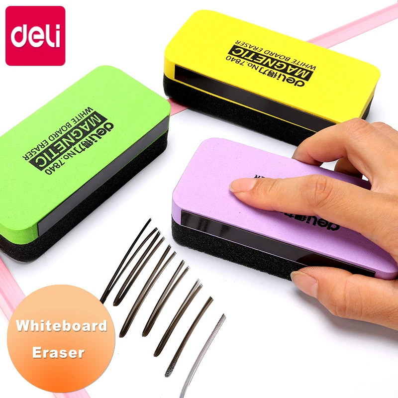Deli Whiteboard Eraser Magnetic Can Adsorb Whiteboard Creative ...