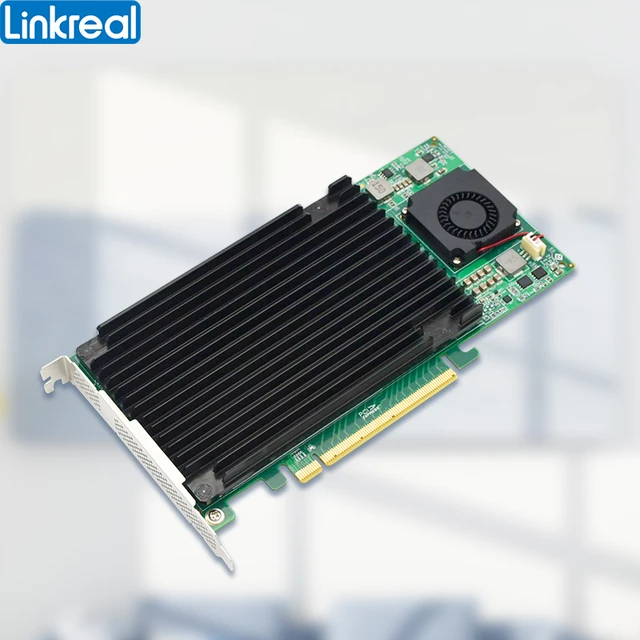 Linkreal Quad Nvme Ssd Pcie X16 Adapter With Plx 8747 Pci, 60% OFF